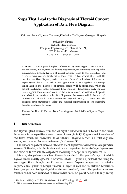 (PDF) Steps That Lead to the Diagnosis of Thyroid Cancer: Application ...