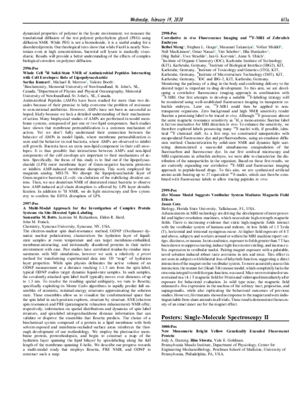 (PDF) Correlative in vivo Fluorescence Imaging and 19F-MRI of Zebrafish ...