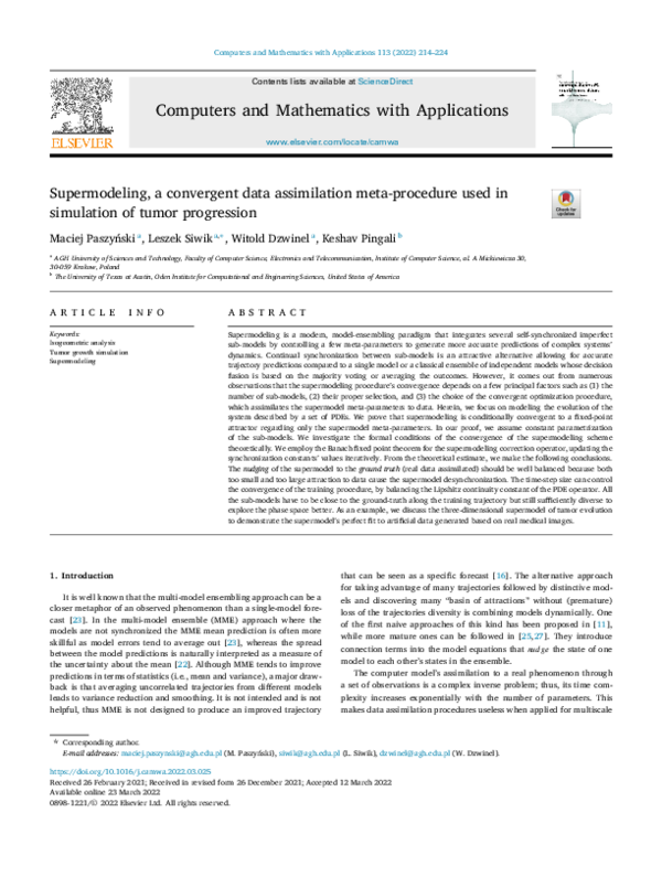 (PDF) Computers and Mathematics with Applications