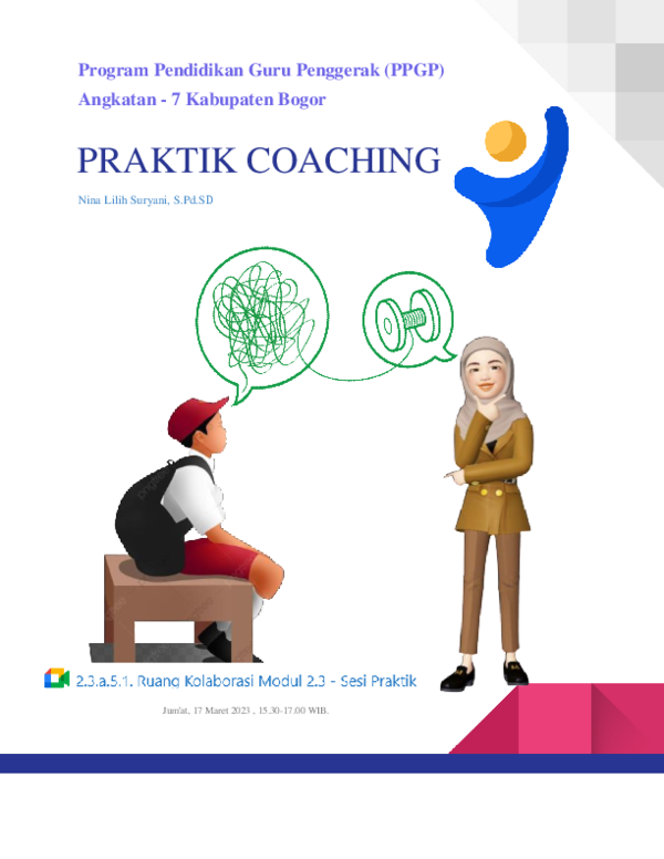 (PDF) Praktik Simulasi Coaching terhadap Siswa
