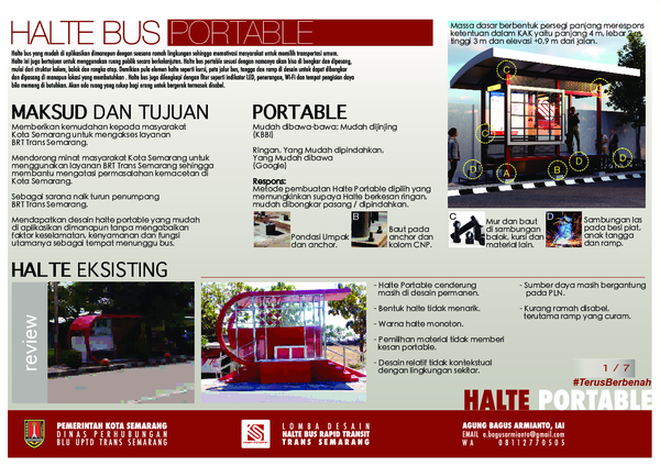 (PDF) DESAIN HALTE BUS PORTABLE TRANS SEMARANG