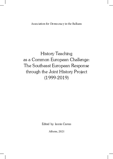 (PDF) History Teaching as a Common European Challenge: The Southeast ...