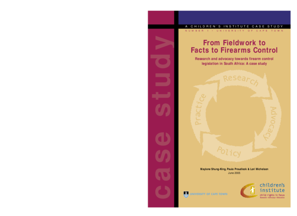 (PDF) case study case study From Fieldwork to Facts to Firearms Control ...